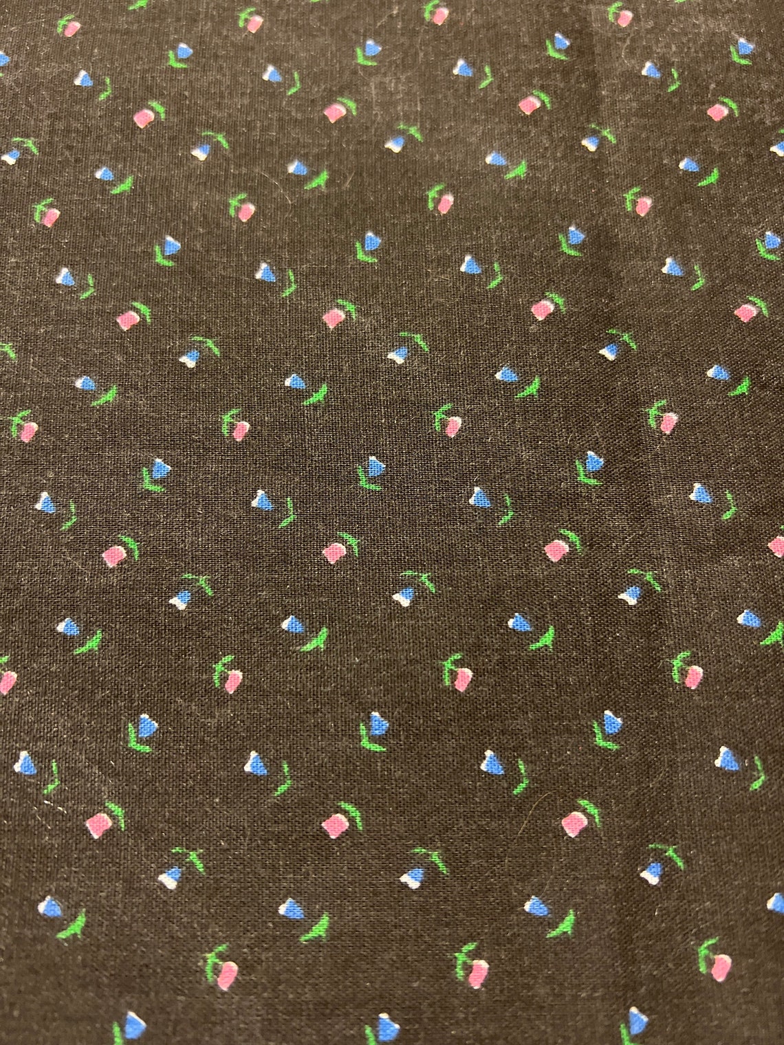 2/3 Yd Vintage Small Floral Calico Cotton Fabric 1921 - Etsy