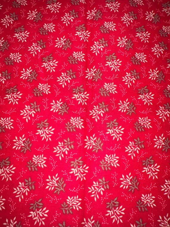 1/2 Yd Vintage Floral Calico Cotton Fabric by VIP Cranston - Etsy