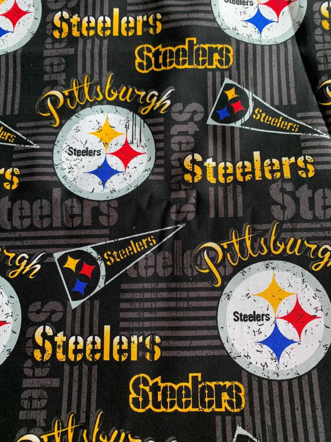 NFL Pittsburgh Steelers Fabric Swatch 14”x9” - Etsy