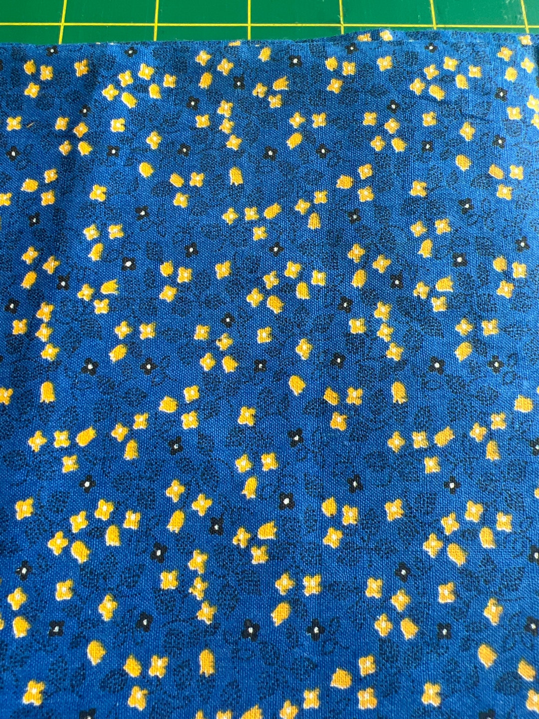 16” Vintage Small Floral Calico Print Cotton Fabric 1850 - Etsy