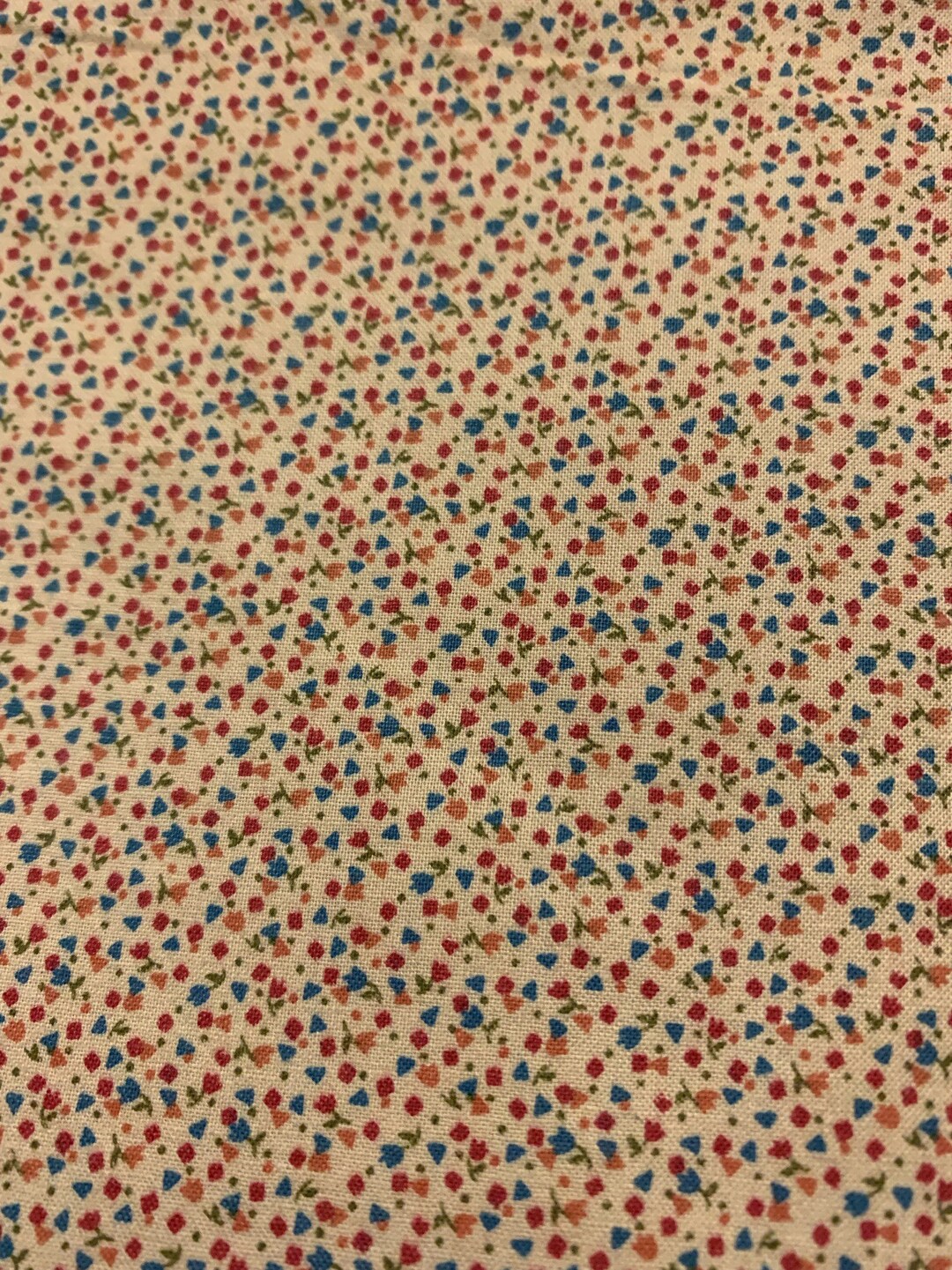 1/2 Yd Vintage Allover Small Calico Print Cotton Fabric 1296 - Etsy