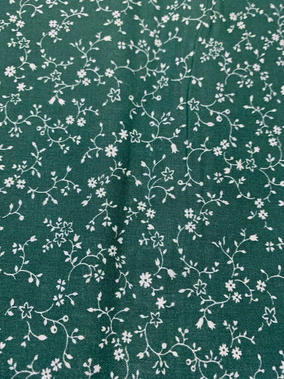 1/2 Yd Vintage Floral Calico Print Cotton Fabric by Wamsutta - Etsy