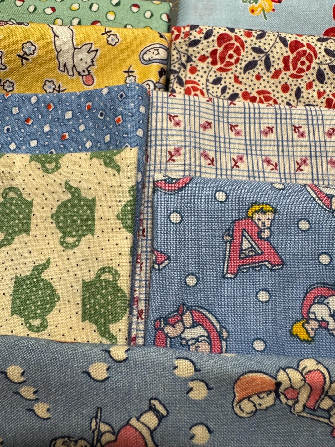 Fat Quarter 30’s Reproduction Print Cotton Fabric - Etsy