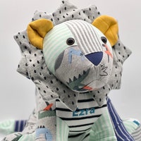 Larry Lion Toy Sewing Pattern PDF, Stuffed Lion Pattern, Stuffed Animal ...