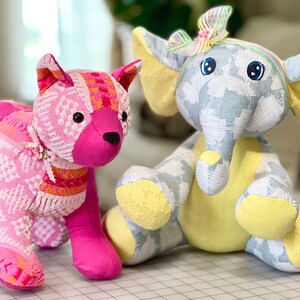 Memory Stuffed Animal Made Out of Outgrowing Baby Clothes, Memory Teddy ...