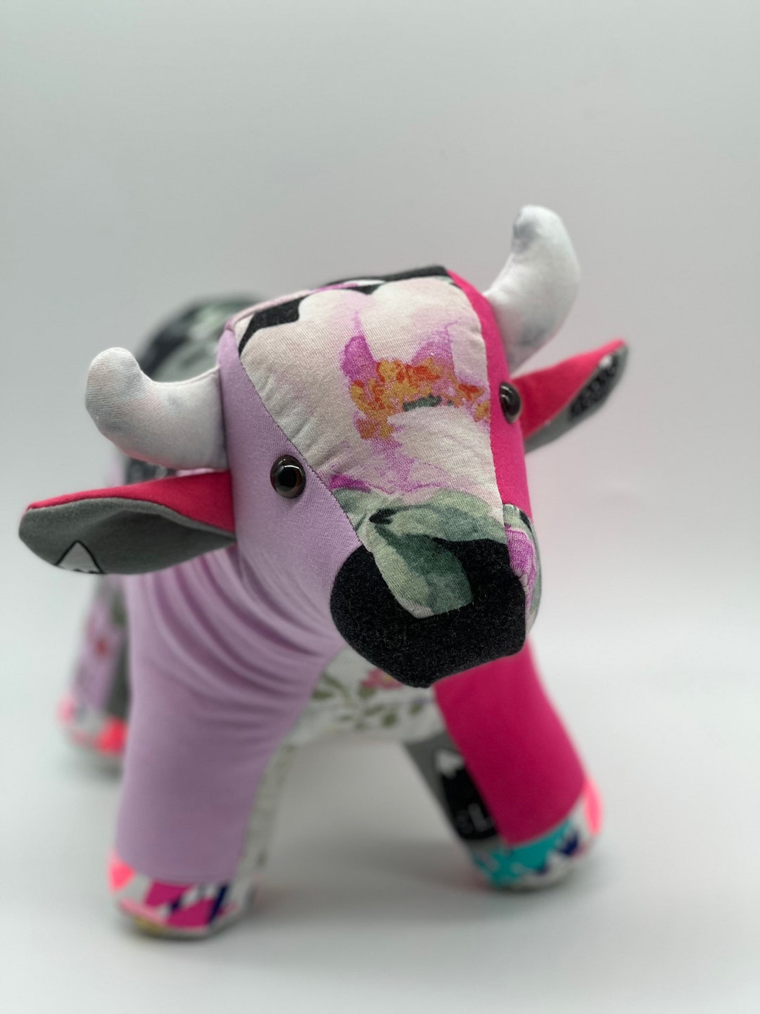 Keepsake Personalized Stuffed Animal Cow Made From First Baby Outfits ...