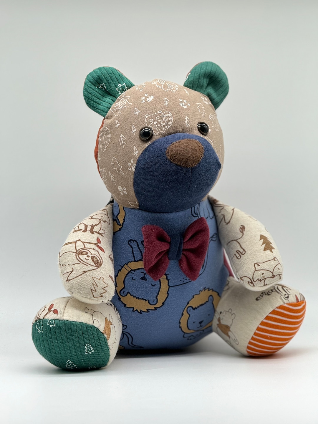 Keepsake Teddy Bear Made With Outgrowing Baby Clothes, Memory Bear Made ...