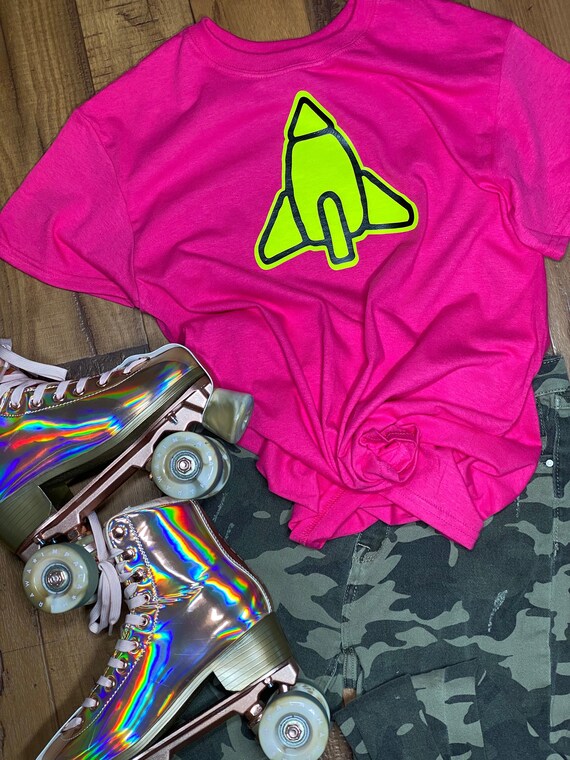 Reggie Rocket Fluorescent Black Light Reactive Rocket Power | Etsy