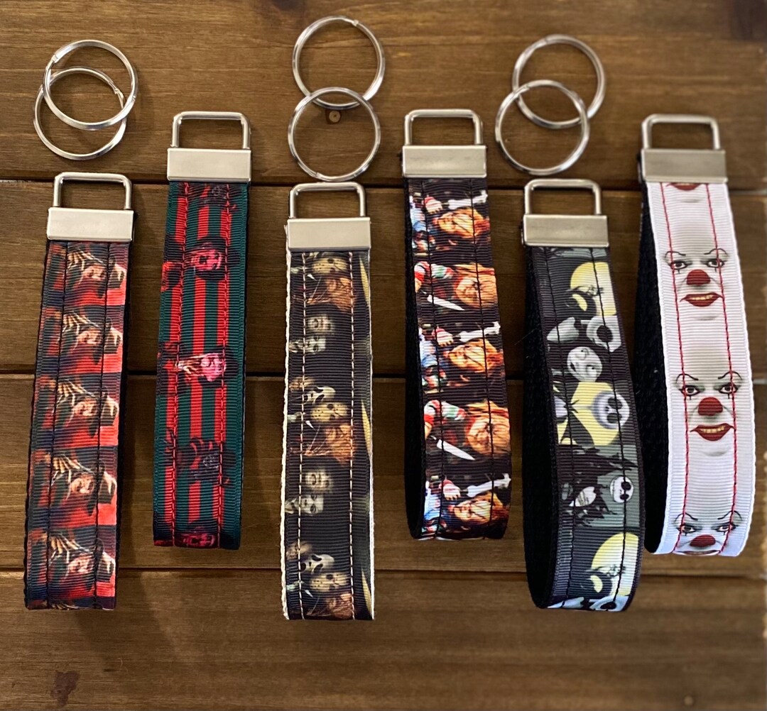 Wristlet Keychain, Horror Movie Key Chain - Etsy