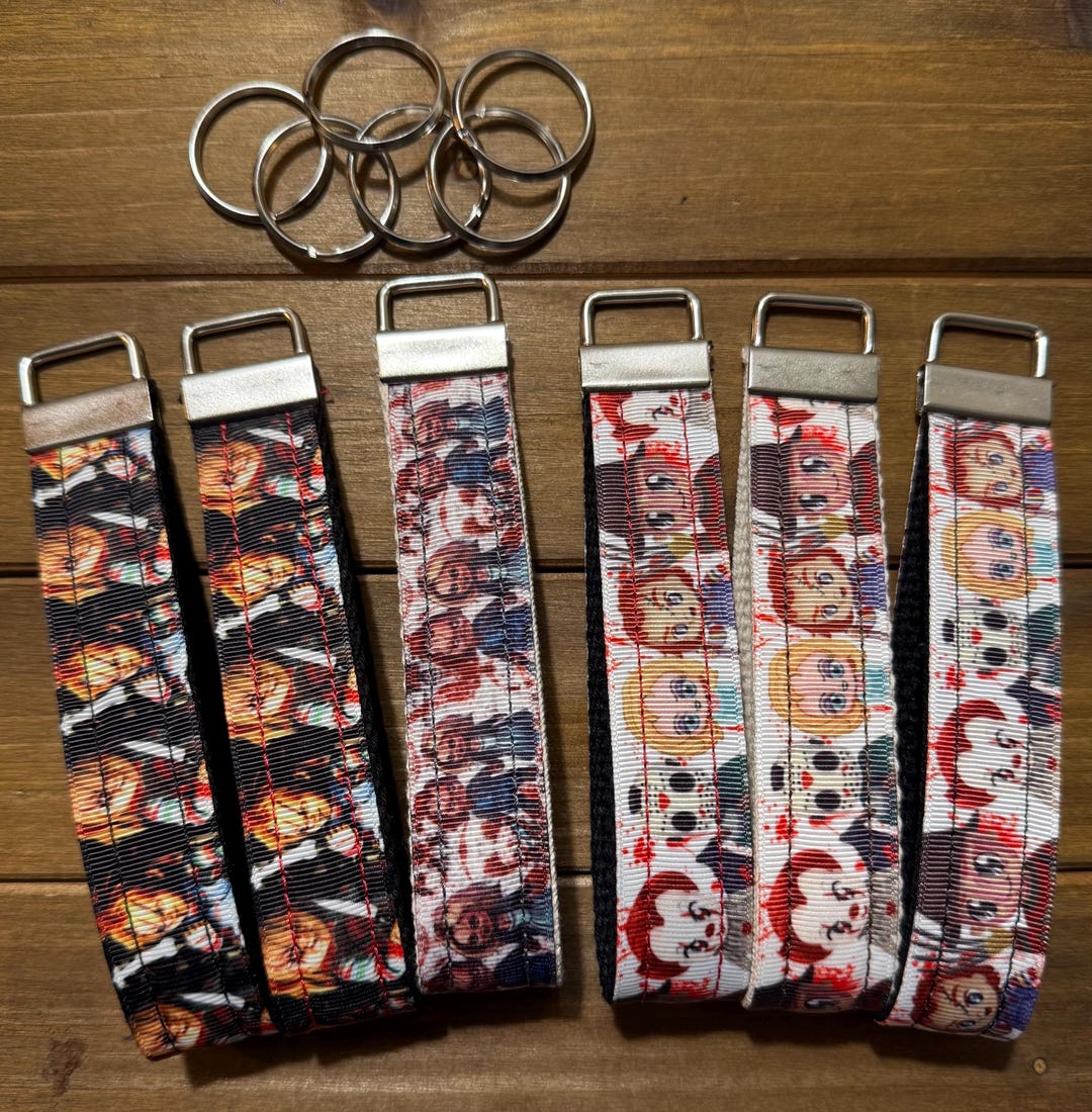 Wristlet Keychain, Chucky, Horror Movie Key Chain - Etsy