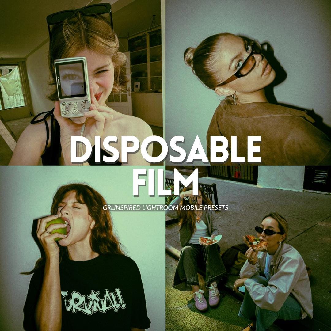 10 Disposable Lightroom Presets. Flash Film Filter. Kodak Retro Filters ...