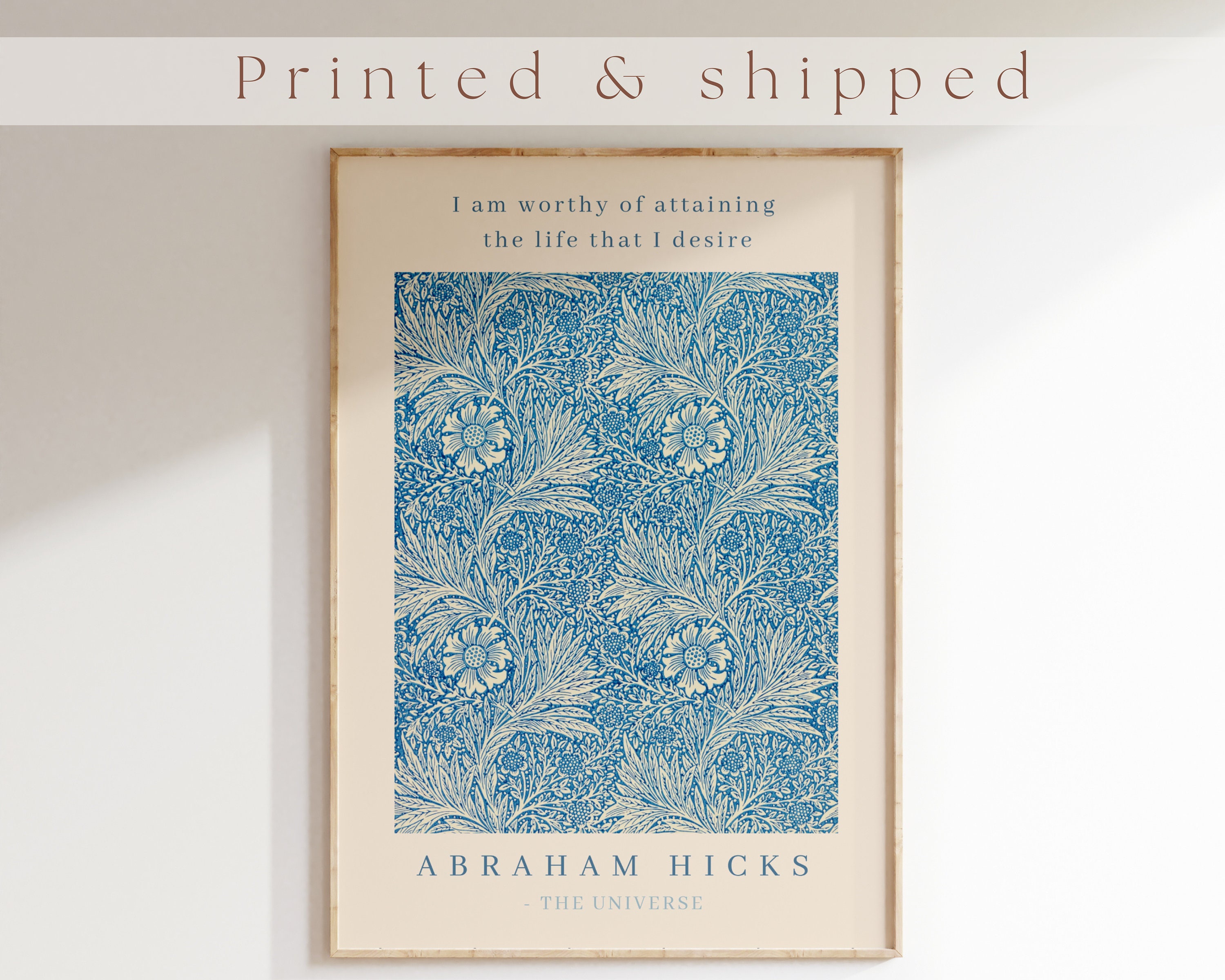 Abraham Hicks Printable Wall Art Law of Attraction Download Quote ...