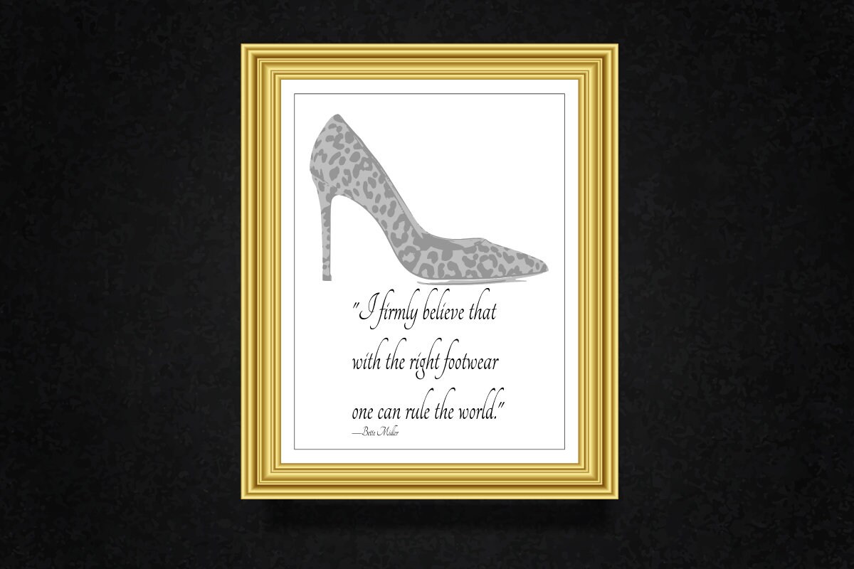 Designer Quote, Poster, Printable Wall Art, Digital Download, Fashion ...