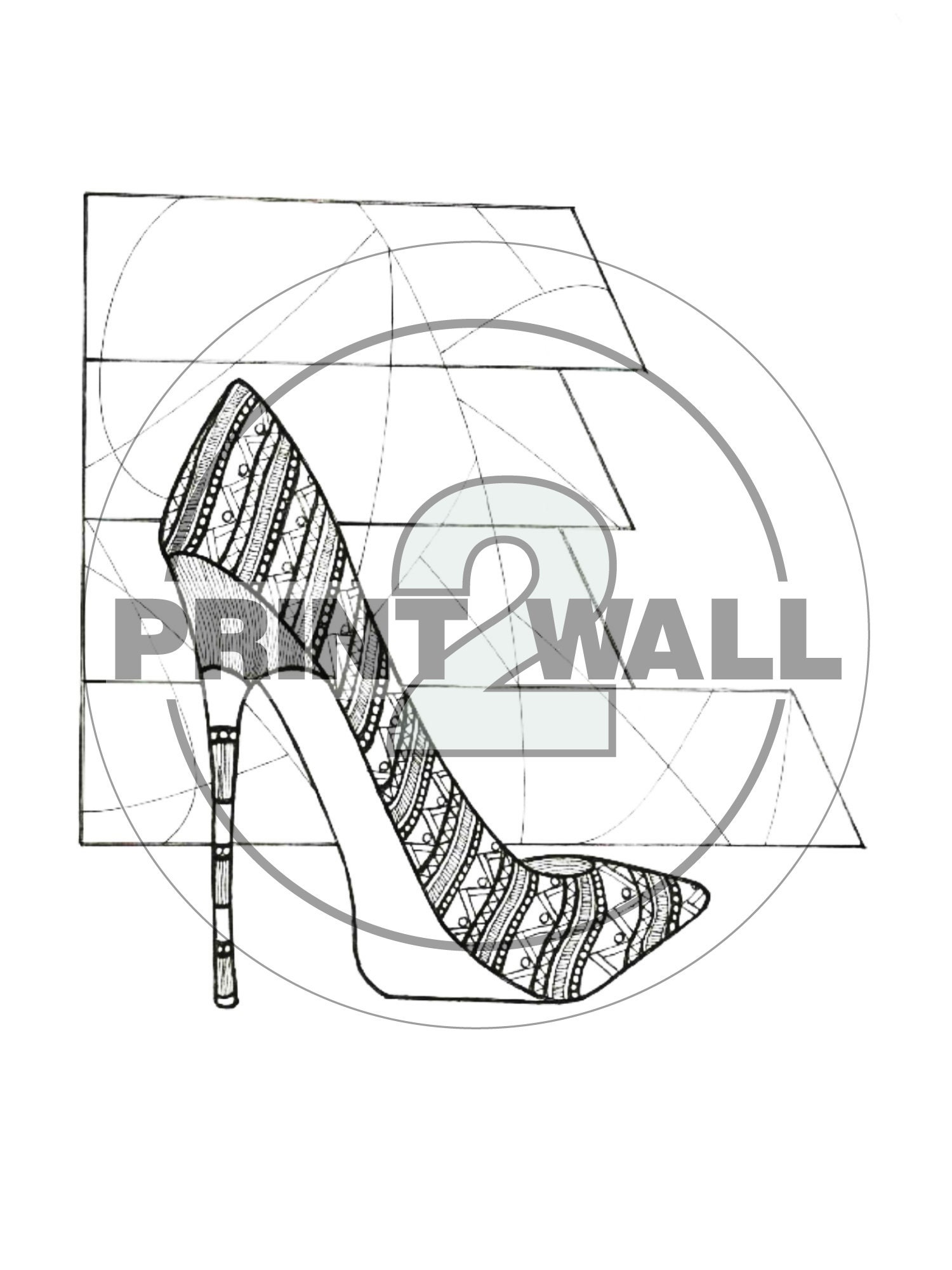 Designer Shoe Illustration
