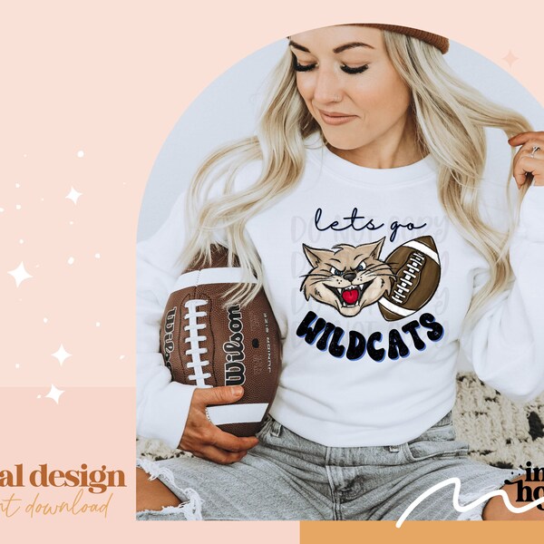 Lets Go Wildcats Svg - Etsy