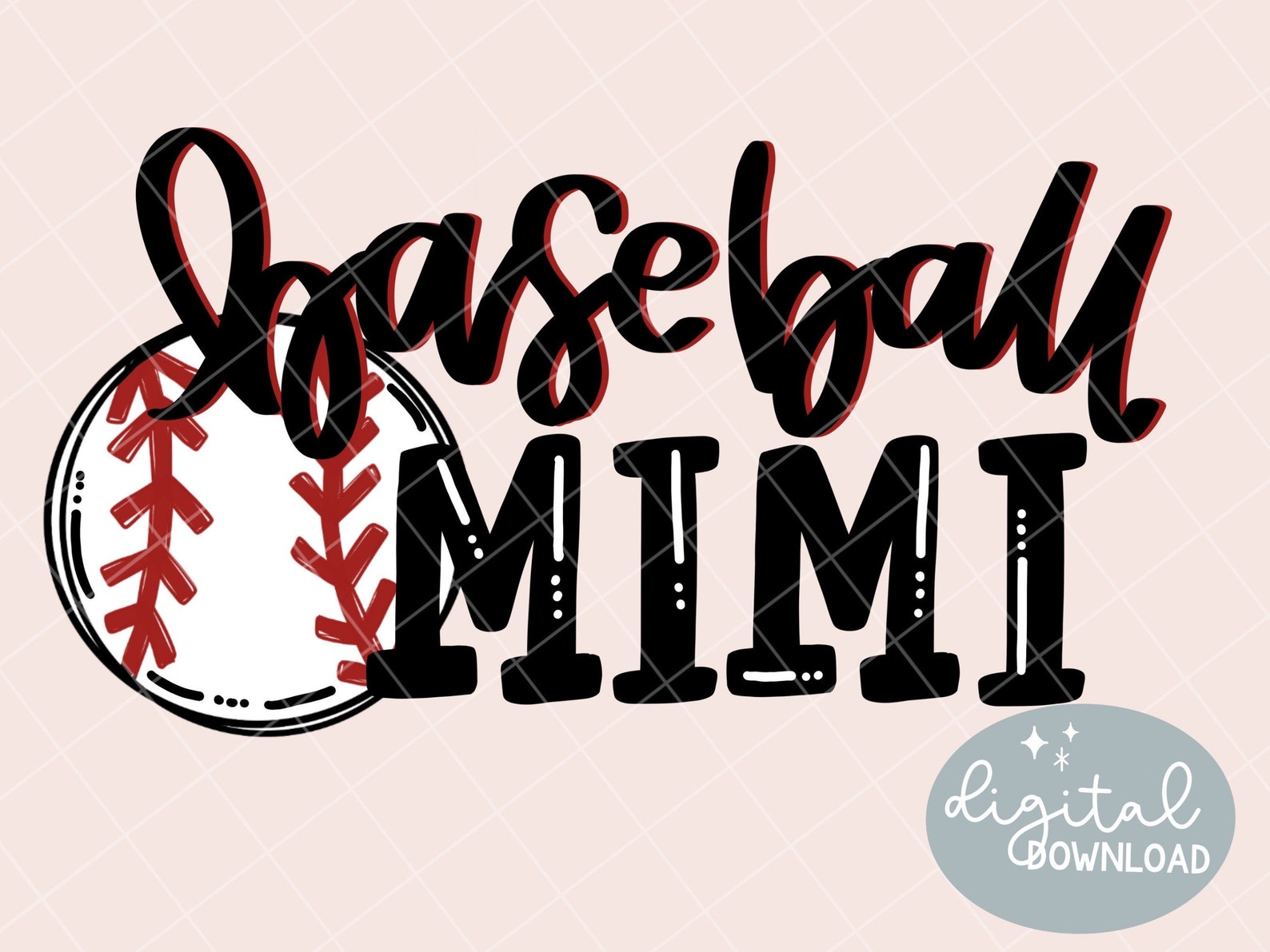 Baseball Mimi | Baseball Mimi PNG | Baseball PNG | Baseball Mom PNG ...