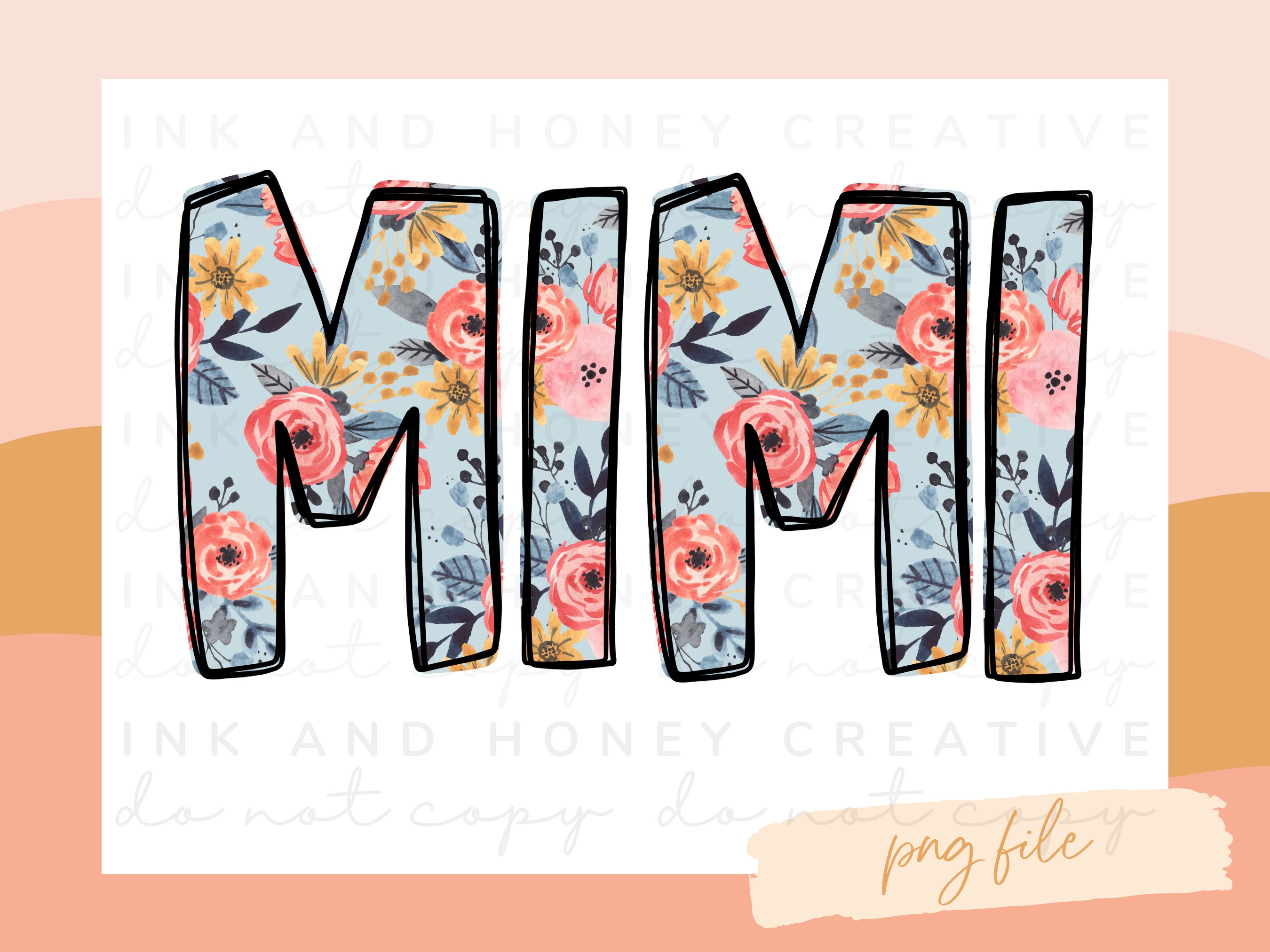 Mimi PNG Mimi Tshirt Mothers Day Shirt Mothers Day PNG Grandma ...