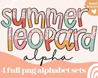 Spring Floral Alpha | Handlettered Doodle Letters PNG | Spring Floral ...