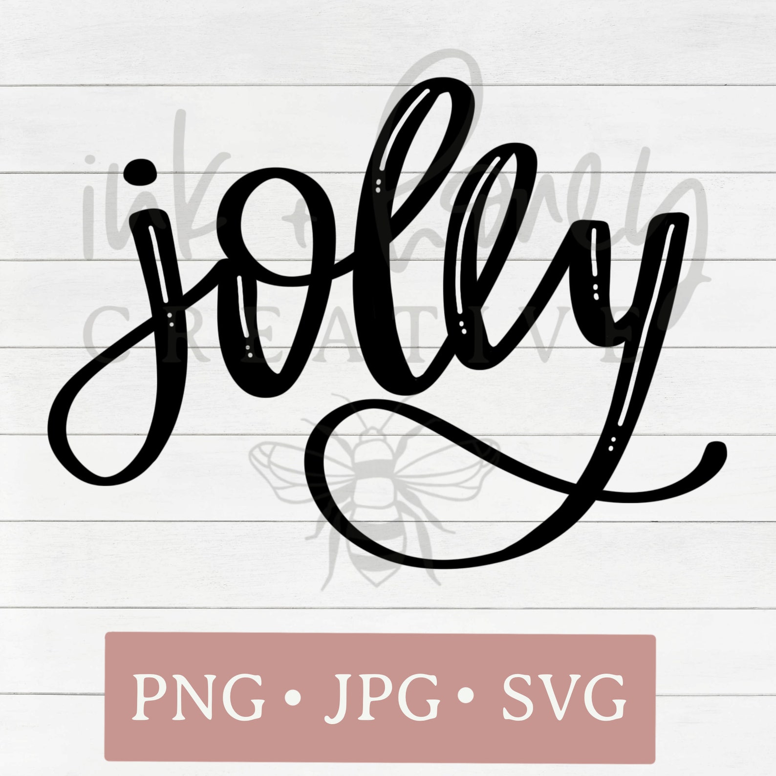 Jolly SVG, Jolly Clipart, Jolly PNG Sublimation, Christmas SVG - Etsy