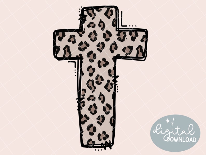 Leopard Cross PNG | Christian Easter Svg | Cross PNG | He is Risen Png ...