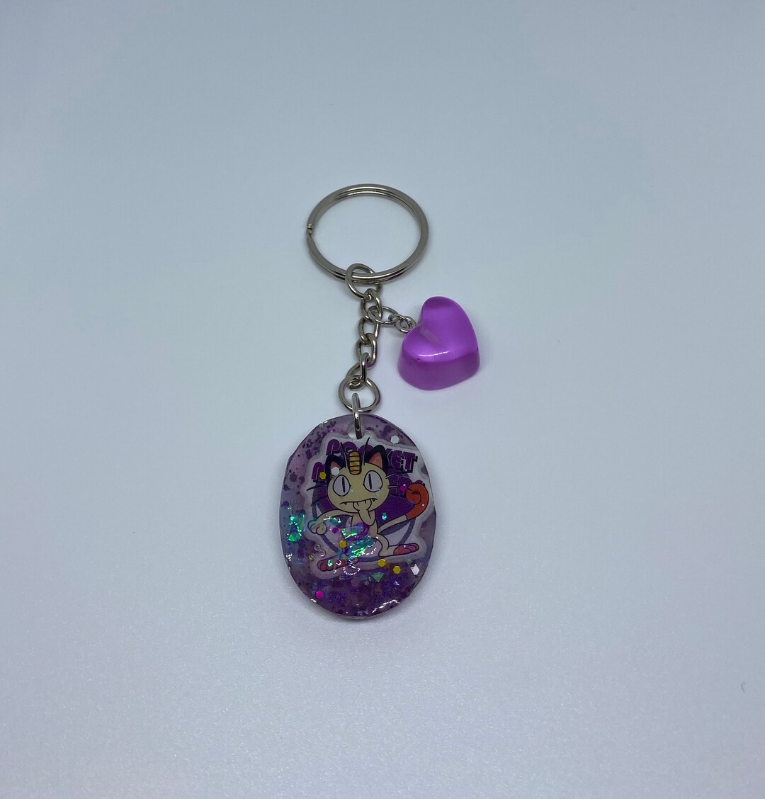 Meowth Keychain - Etsy