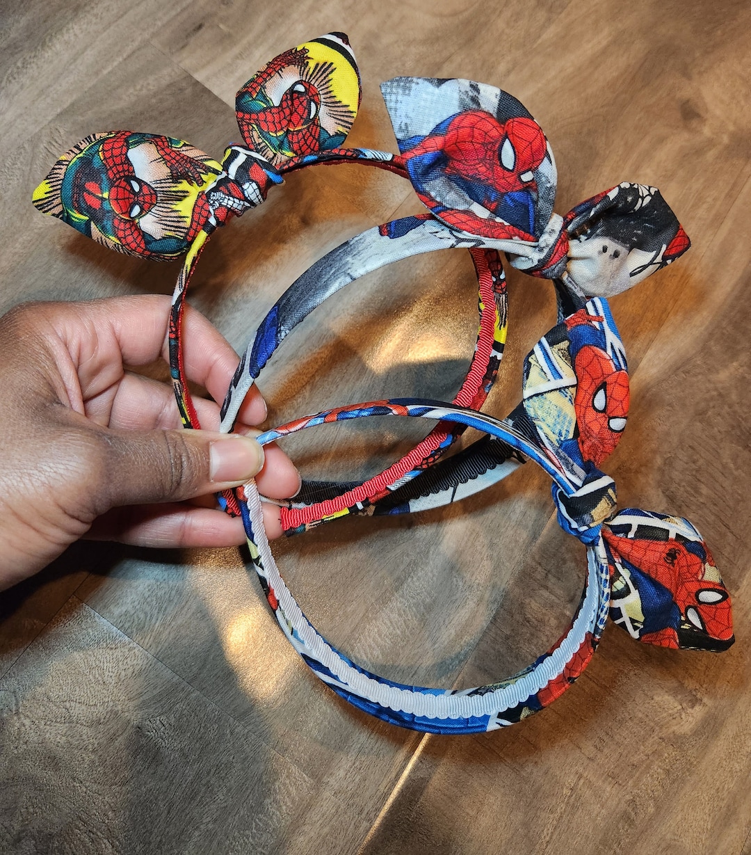 Spiderman Bow Headband, Spiderman Headband - Etsy