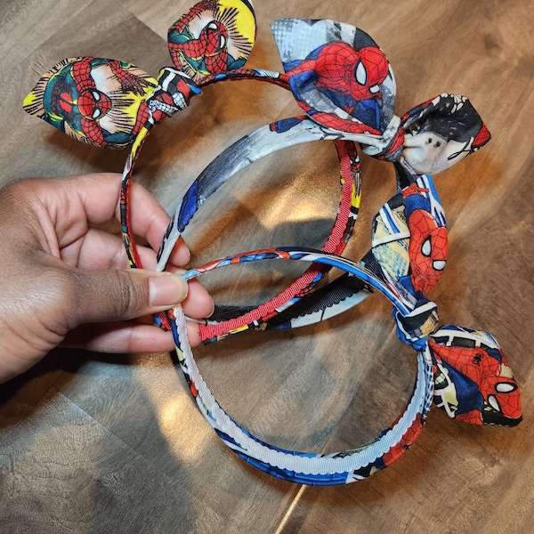 Spiderman Bow - Etsy