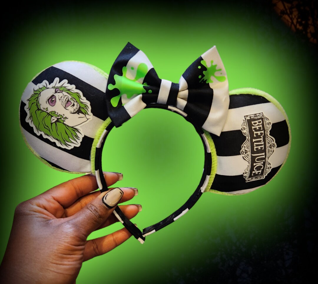 It's Showtime Beetlejuice Mouse Ears - Etsy