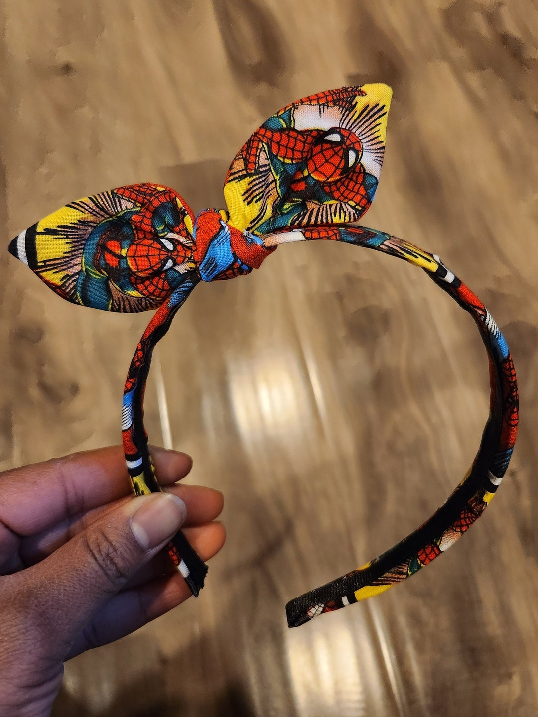 Spiderman Bow Headband Spiderman Headband - Etsy