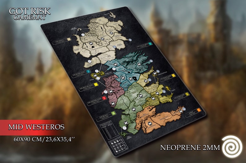 RISK: Game of Thrones Compatible Gamemats - Etsy