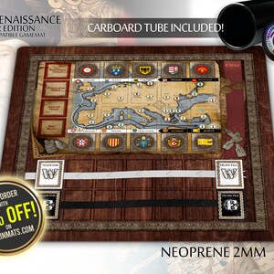 Pax Renaissance 2nd Edition Compatible Gamemat - Etsy