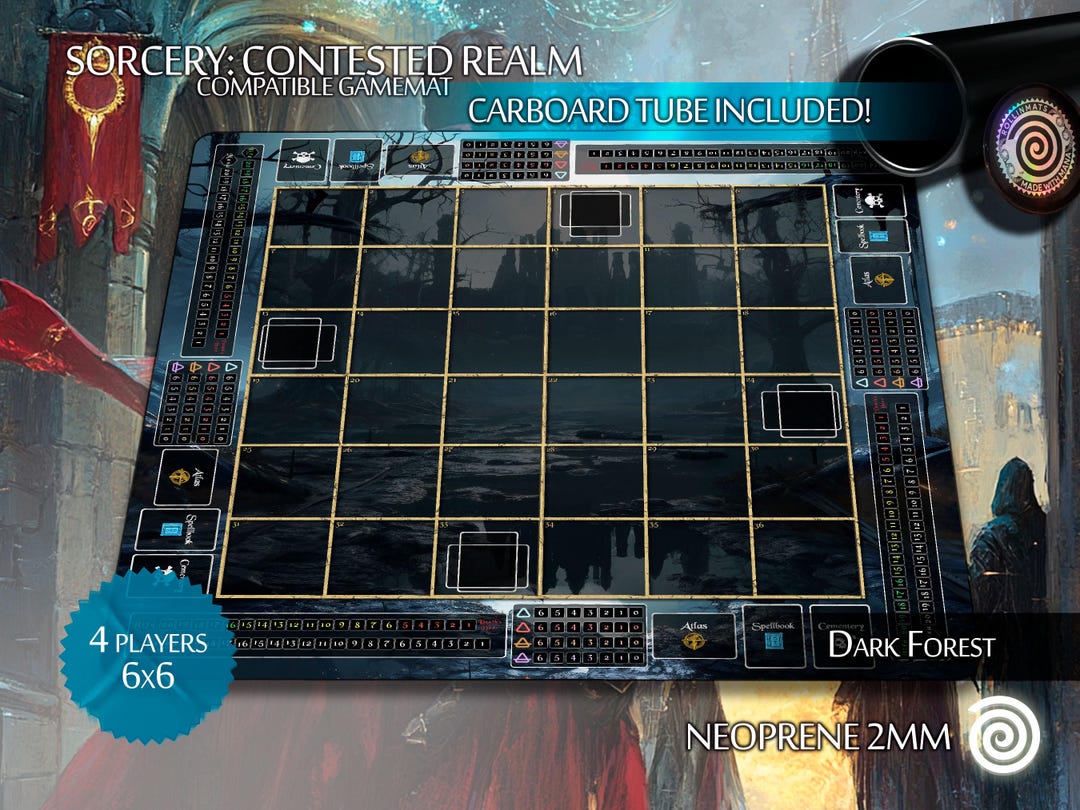 Sorcery: Contested Realm Compatible Gamemat - Etsy