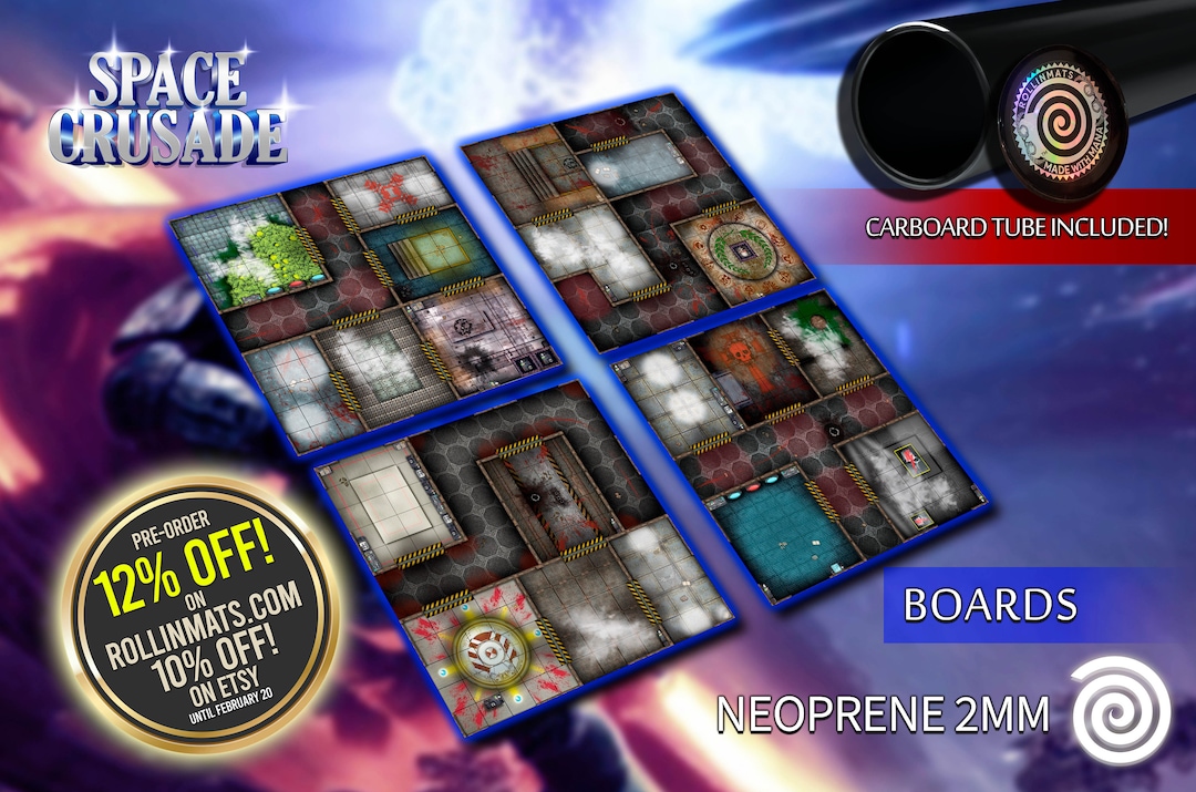 Space Crusade Playmat - Etsy