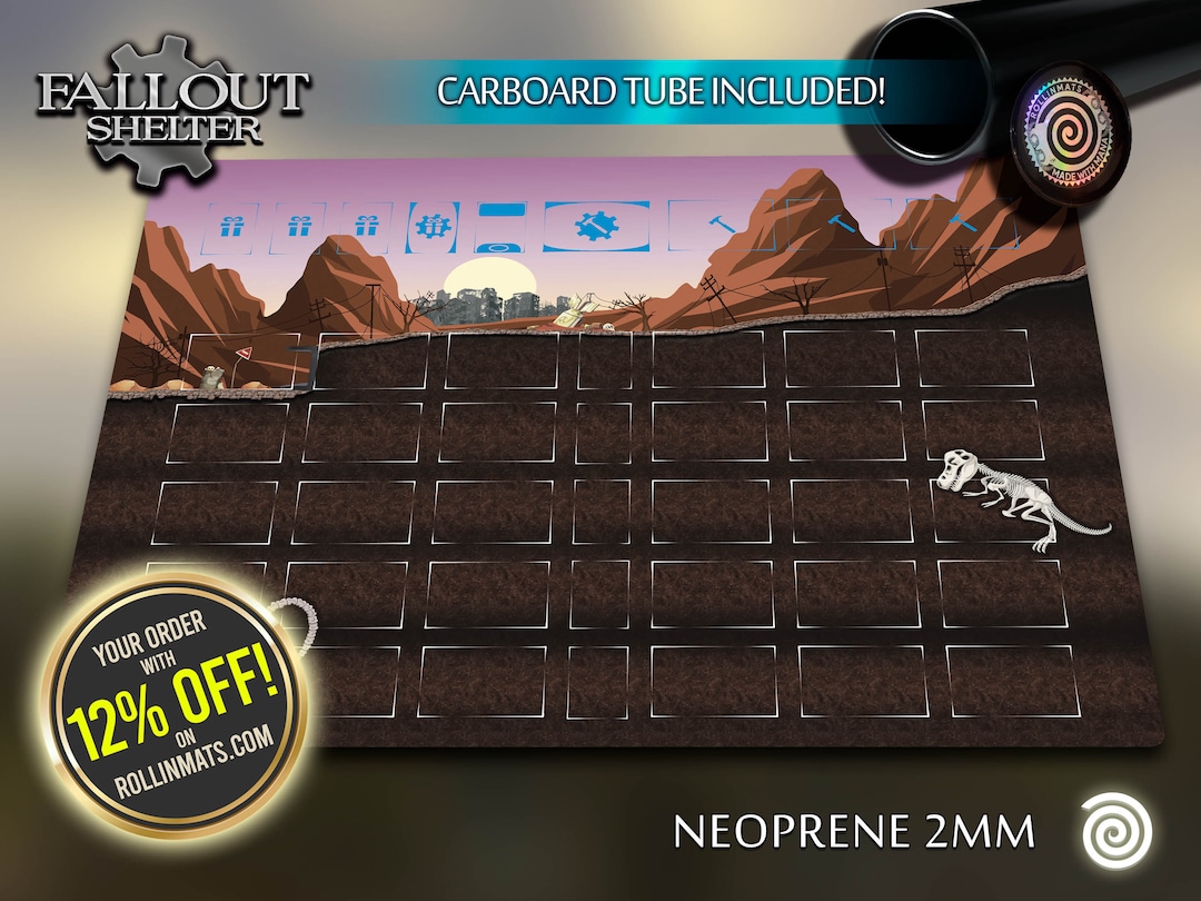 Fallout Shelter Playmat - Etsy
