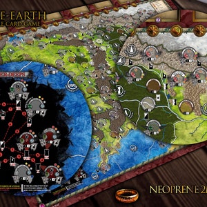 Playmat Middle - Earth Collectible Card Game ( 1995) MECCG - Etsy