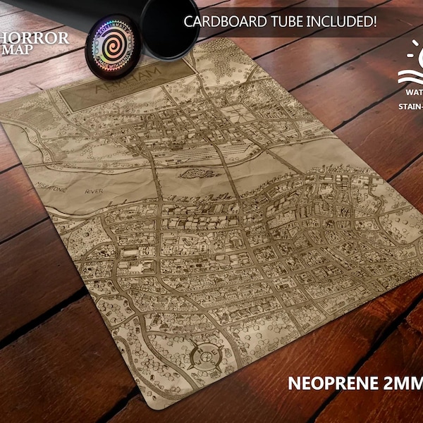 Die of Death Map - Etsy