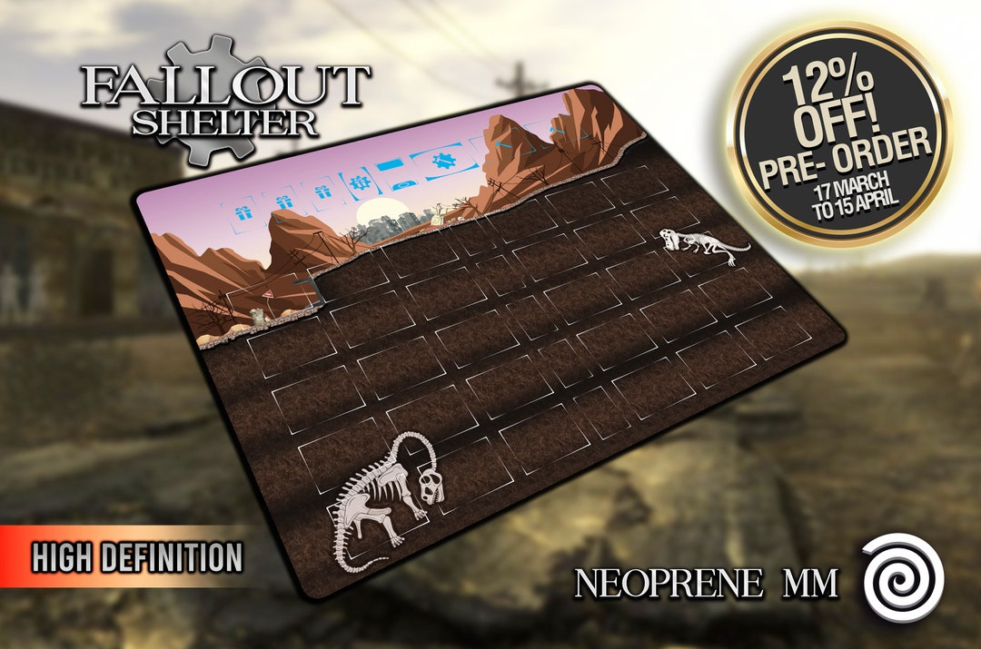 Playmat Fallout Shelter - Etsy