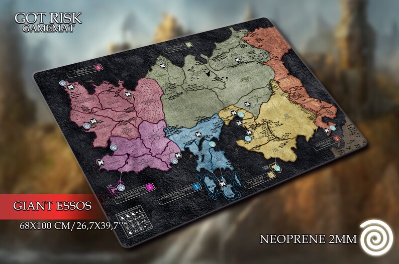 RISK: Game of Thrones Compatible Gamemats - Etsy