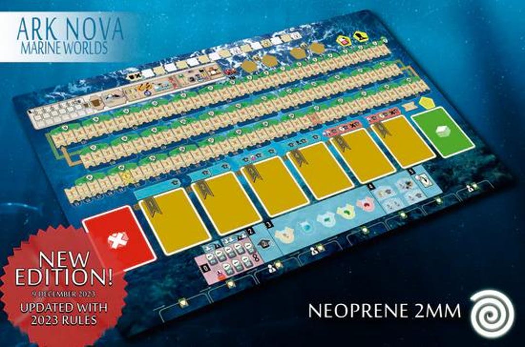 Ark Nova MARINE WORLDS + CORE Playmat - Etsy