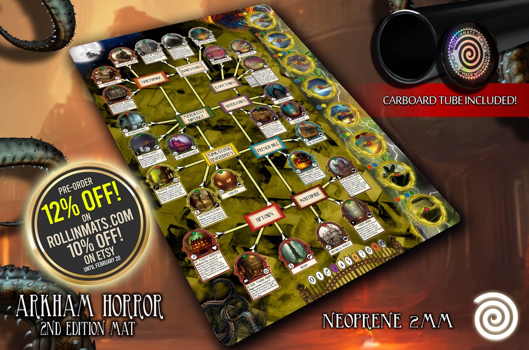 Arkham Horror 2nd Edition Gamemats - Etsy