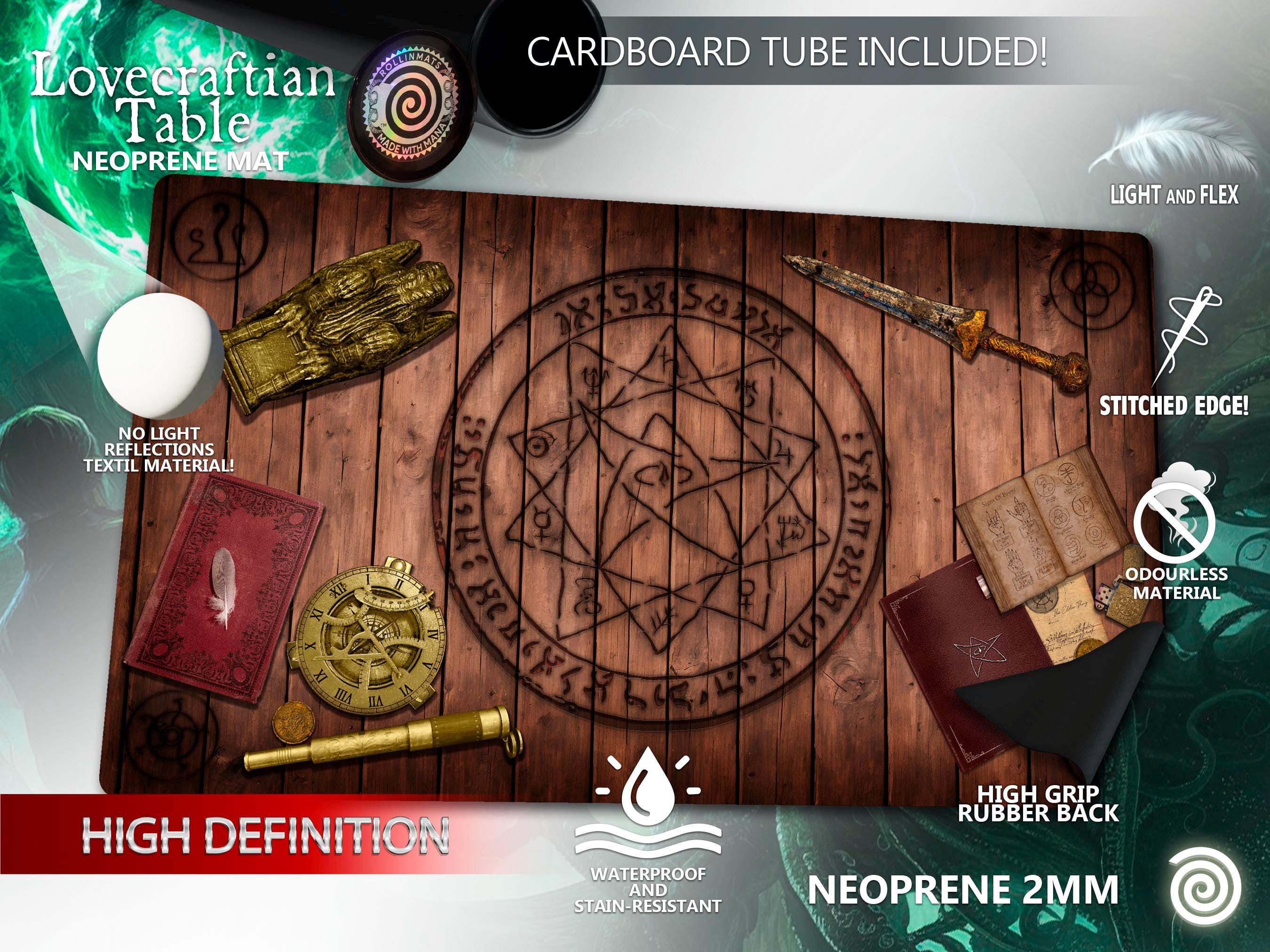 Lovecraftian Table Playmat ( Recommended for Cthulhu: Death May Die ...