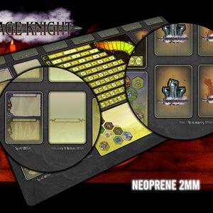 Set up Mage Knight Playmat UNOFFICIAL PRODUCT - Etsy