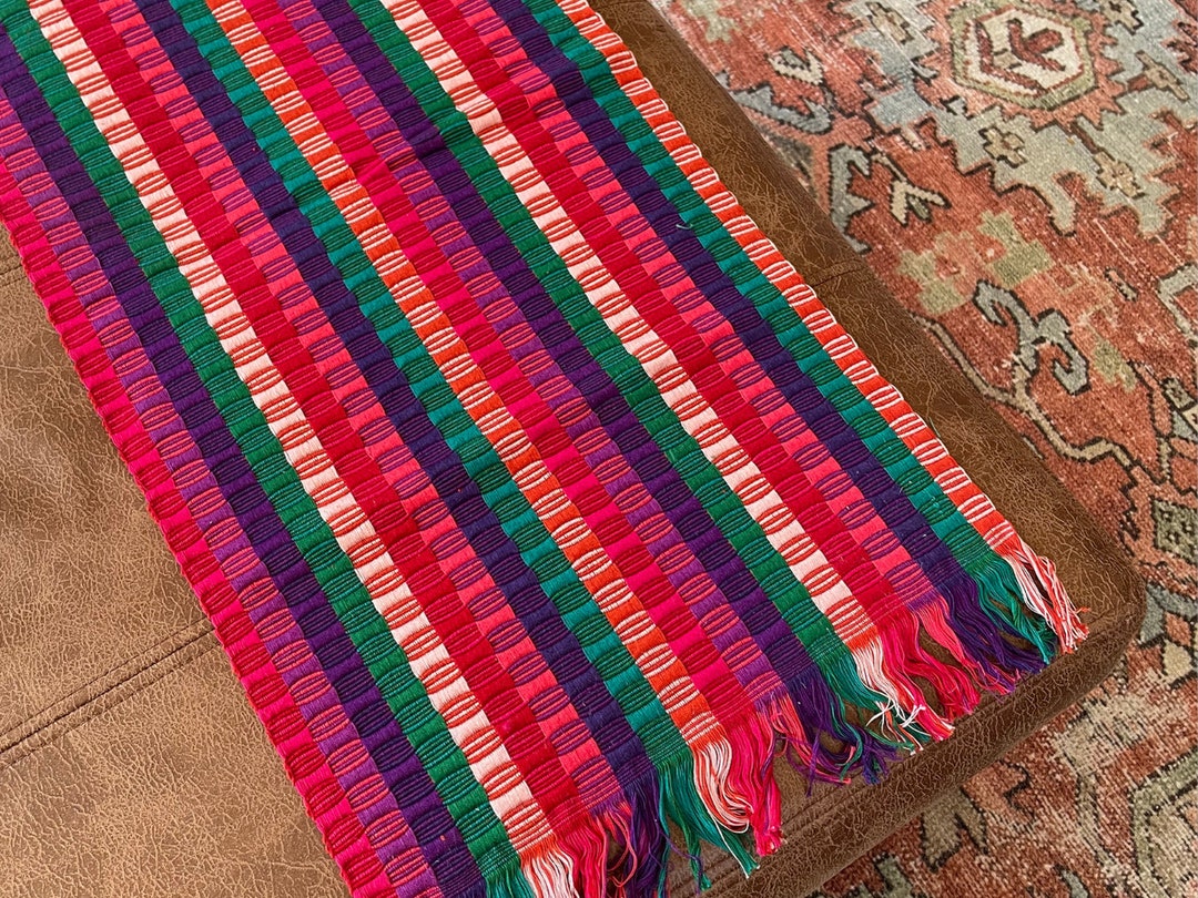 Guatemalan Weaving Table Runner - Etsy