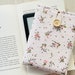Flowers Kindle Sleeve, Pink Rose Kindle Pouch, Padded Kindle Cover ...