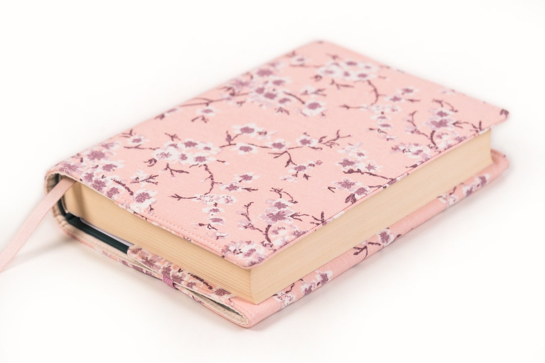 Pink Waterproof Book Cover, Adjustable Padded Book Protector, Custom ...