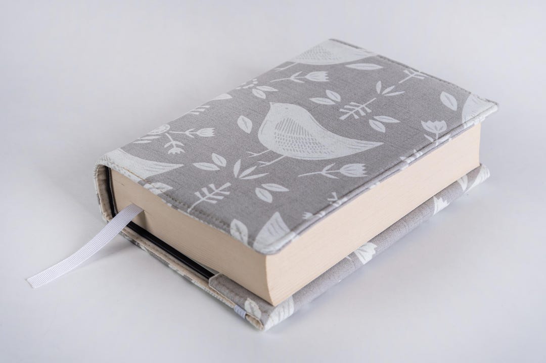 Abstract Birds Book Cover, Book Pouch, Custom Size Book Jacket ...