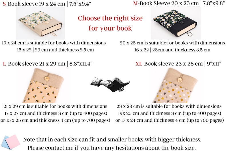 Daisy Book Sleeve Embroidered Book Cover Flower Book Pouch - Etsy