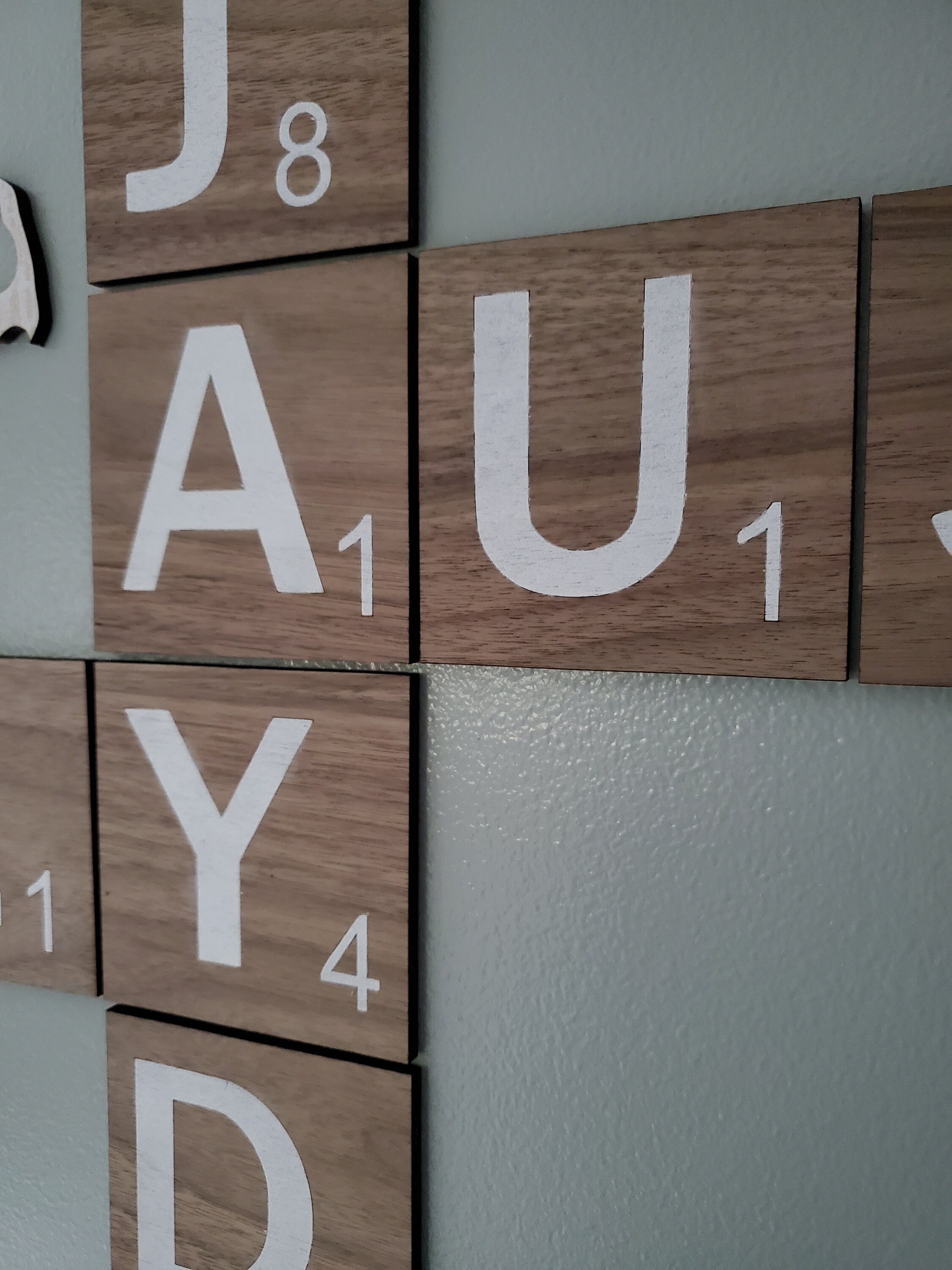 Scrabble Tiles, Wall Letter Tiles, Wall Decor, Personalized Home Decor ...