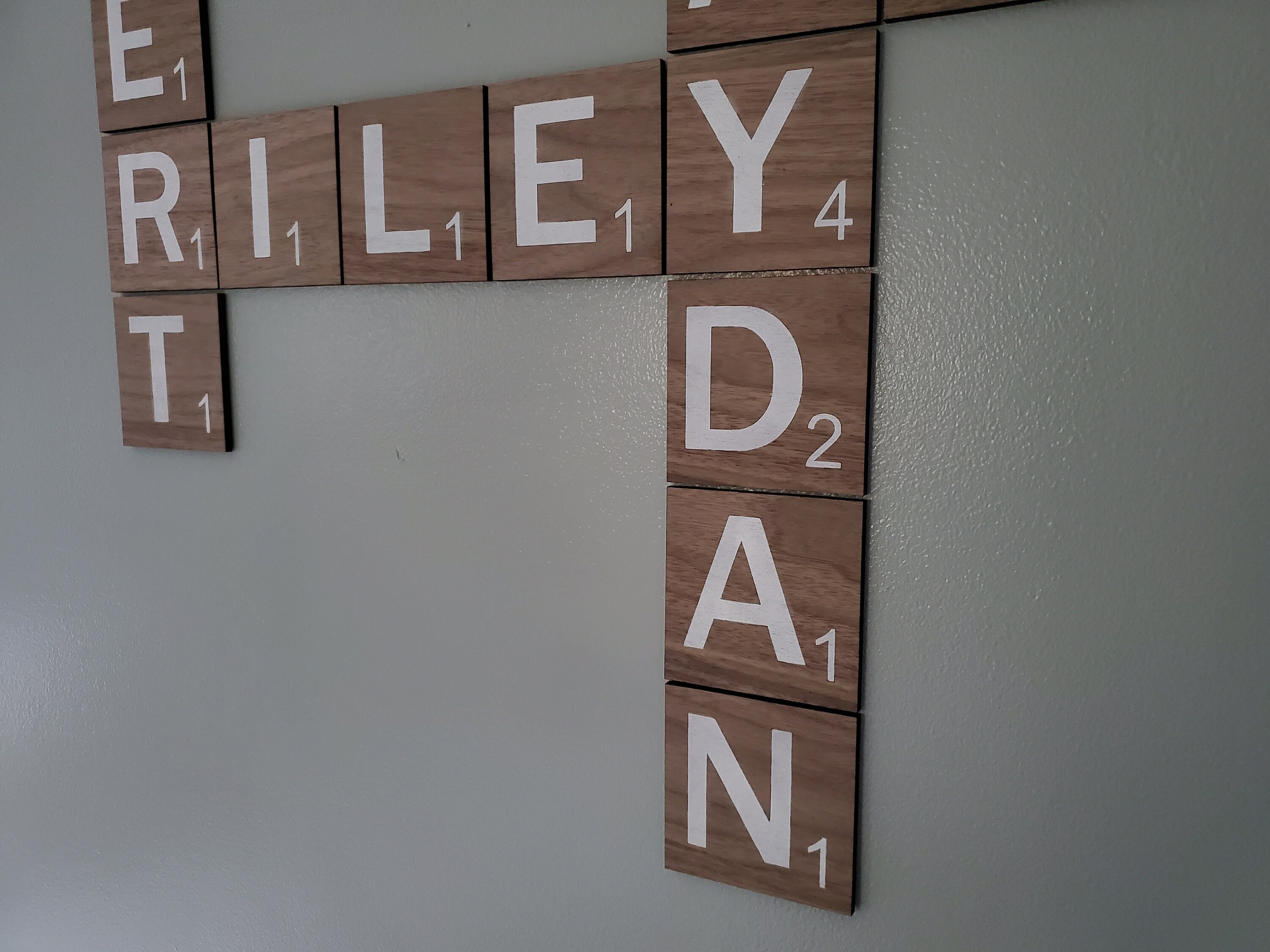 Scrabble Tiles, Wall Letter Tiles, Wall Decor, Personalized Home Decor ...