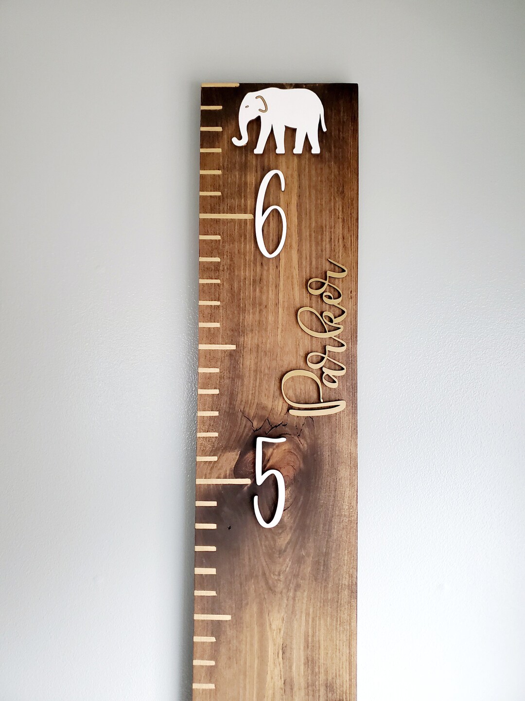 Growth Chart Personalized Growth Ruler Nursery Decor - Etsy